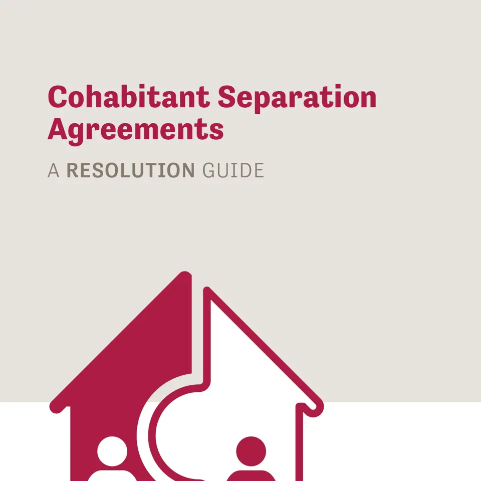 Cohabitant Separation Agreement (online) | Resolution